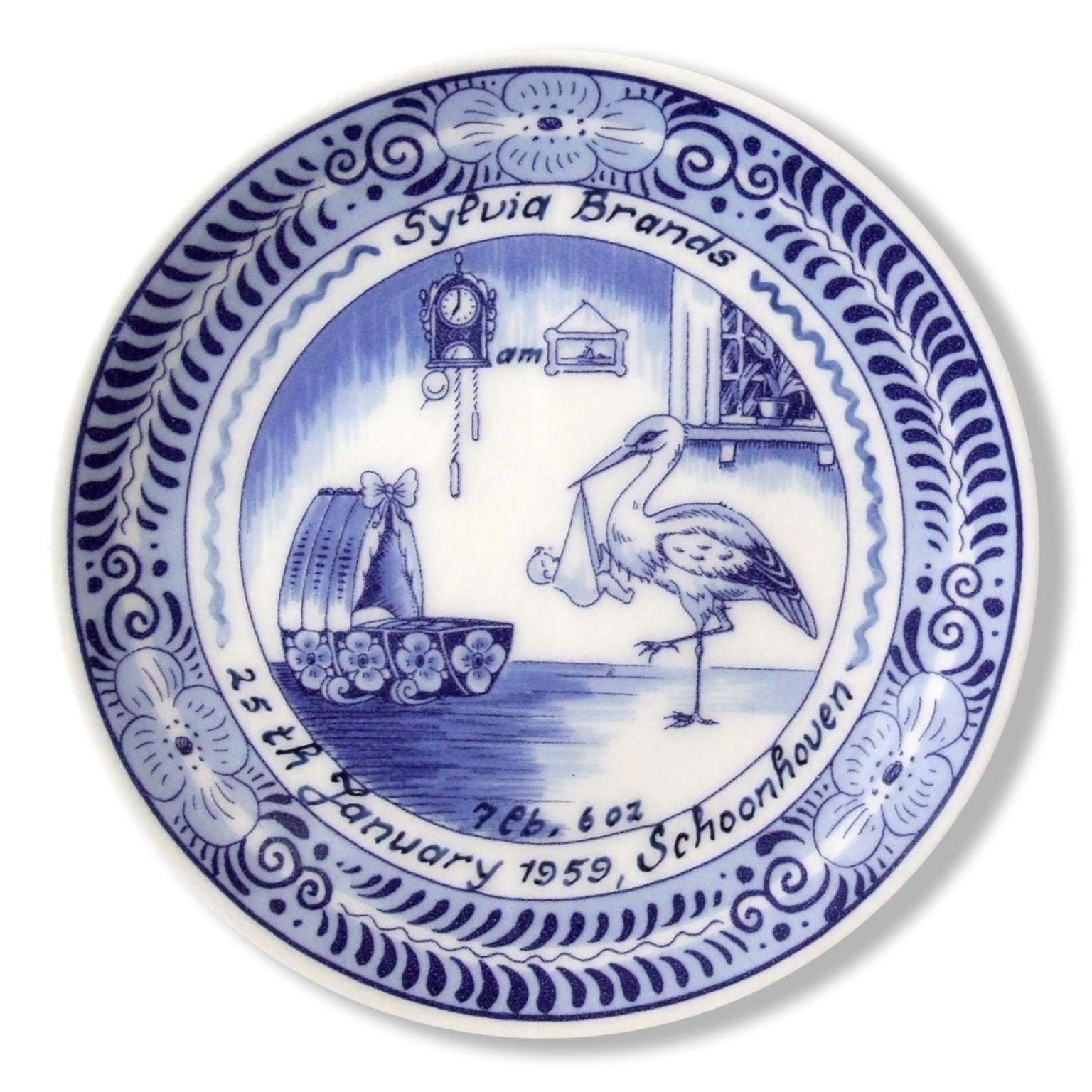 New Delft Plate – Personal Presents