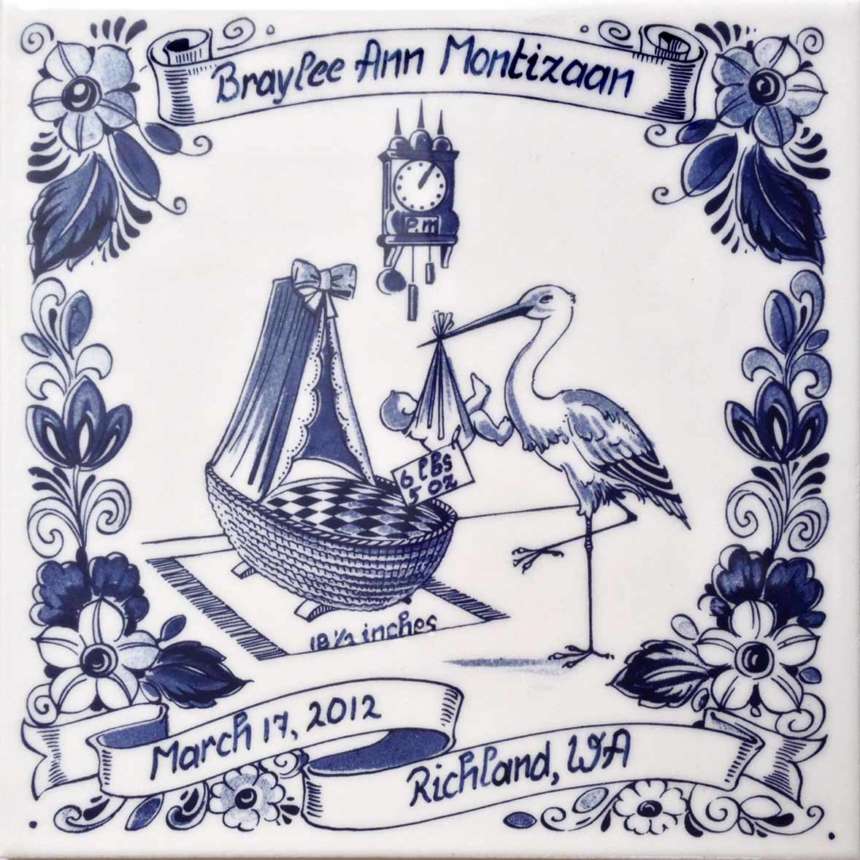 New Delft Plate – Personal Presents